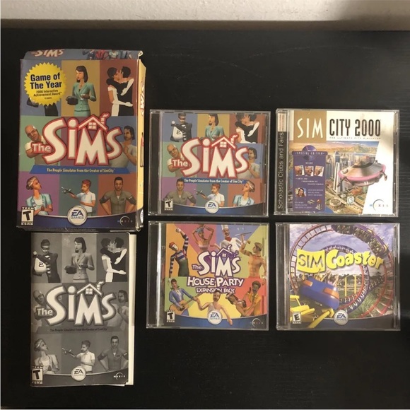 Ea Games | Video Games & Consoles | Lot 4 X Sims The Sims Original ...